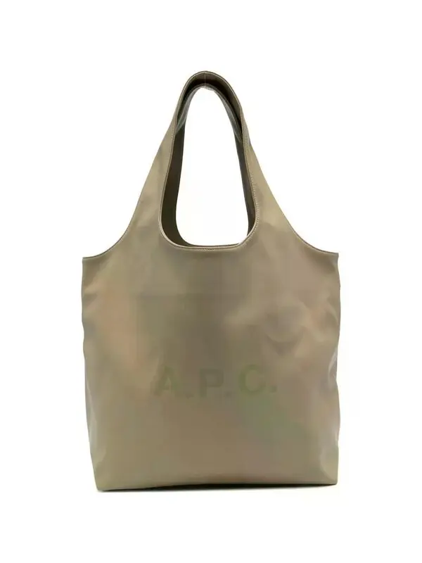 A.p.c. Logo-print Leather Tote Bag