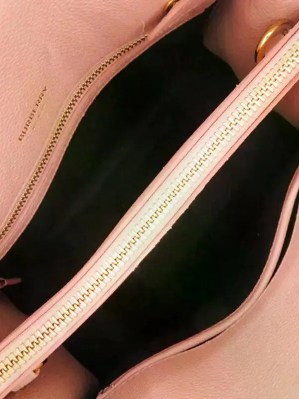 Burberry 2015-2026 Grained Leather Satchel