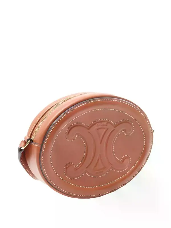 Celine Cuir Triomphe Oval Crossbody Bag - Brown