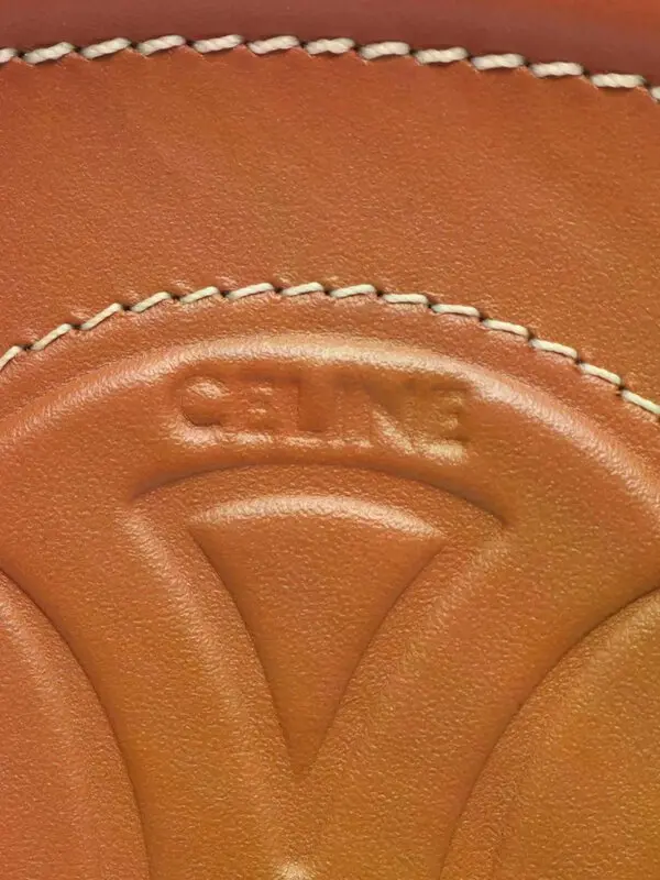 Celine Cuir Triomphe Oval Crossbody Bag - Brown