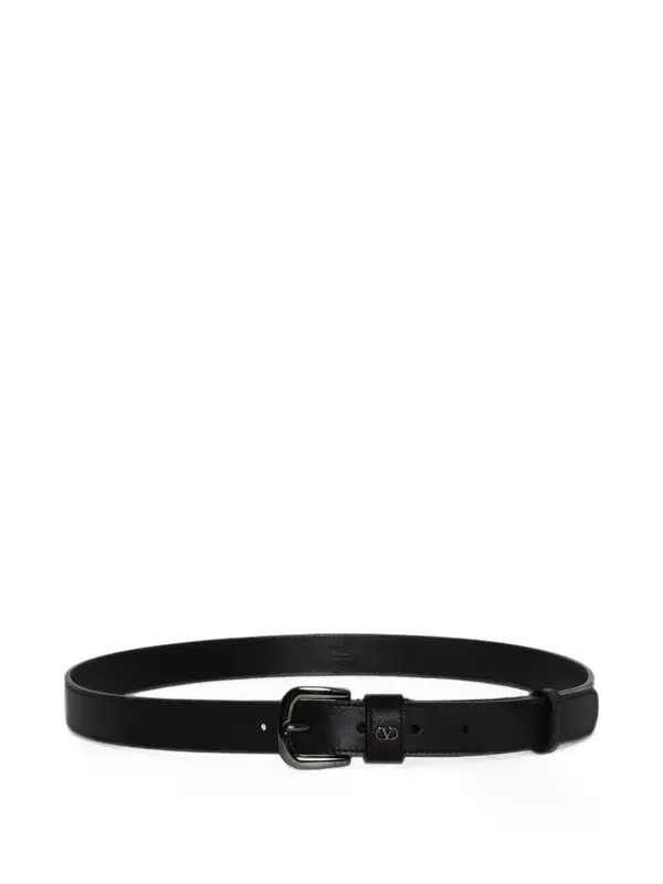 Valentino Garavani Vlogo Signature Leather Belt