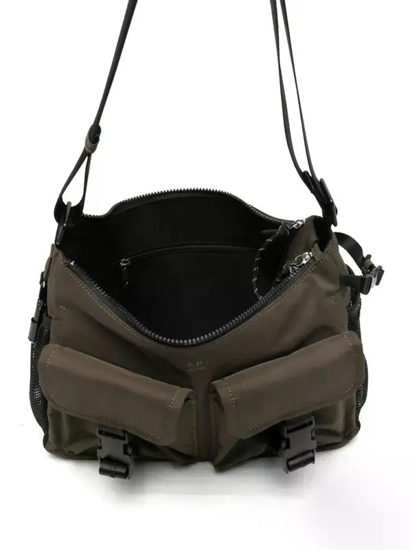 A.p.c. Buckle-fastening Shoulder Bag - Brown