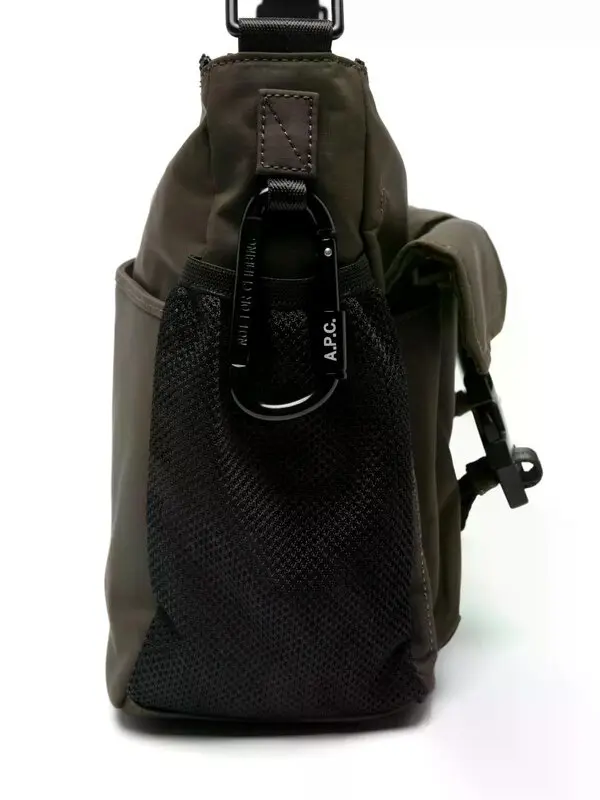 A.p.c. Buckle-fastening Shoulder Bag - Brown