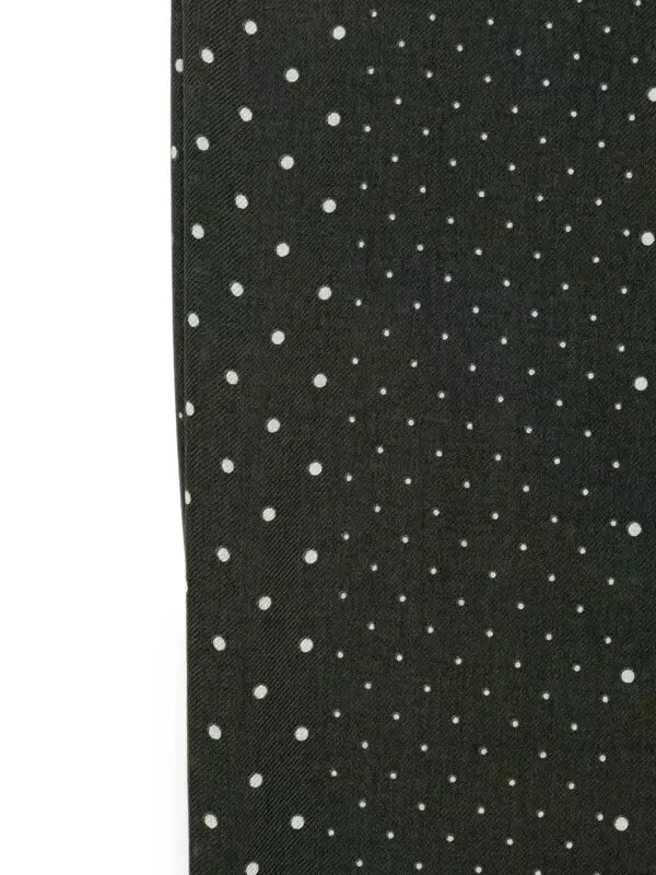 Destin Polka-dot Wool Scarf