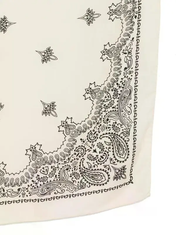 Destin Paisley-print Scarf - Neutrals