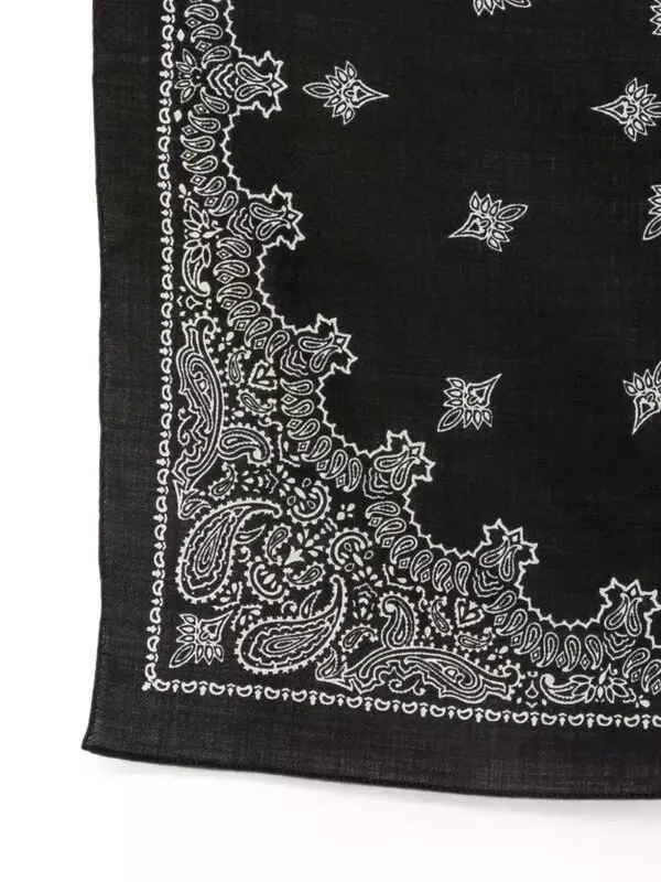 Destin Paisley-print Bandana Scarf