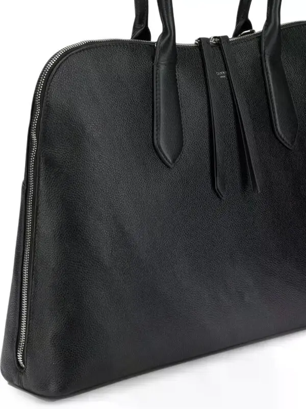 LE TANNEUR Grained Leather Tote Bag