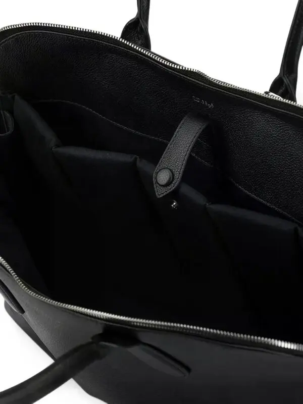 LE TANNEUR Grained Leather Tote Bag