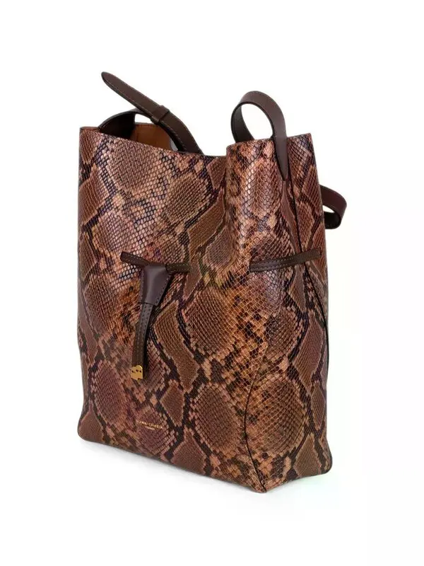 GIANNI CHIARINI Large Sienna Animal-print Drawstring Shoulder Bag