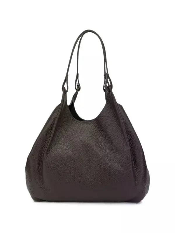 GIANNI CHIARINI Large Dua Grained-leather Tote Bag - Brown