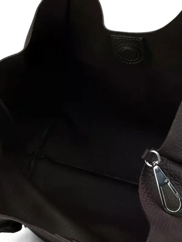 GIANNI CHIARINI Large Dua Grained-leather Tote Bag