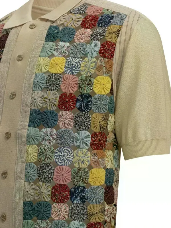 Kapital X Yo-yo Patchwork Shirt - Neutrals