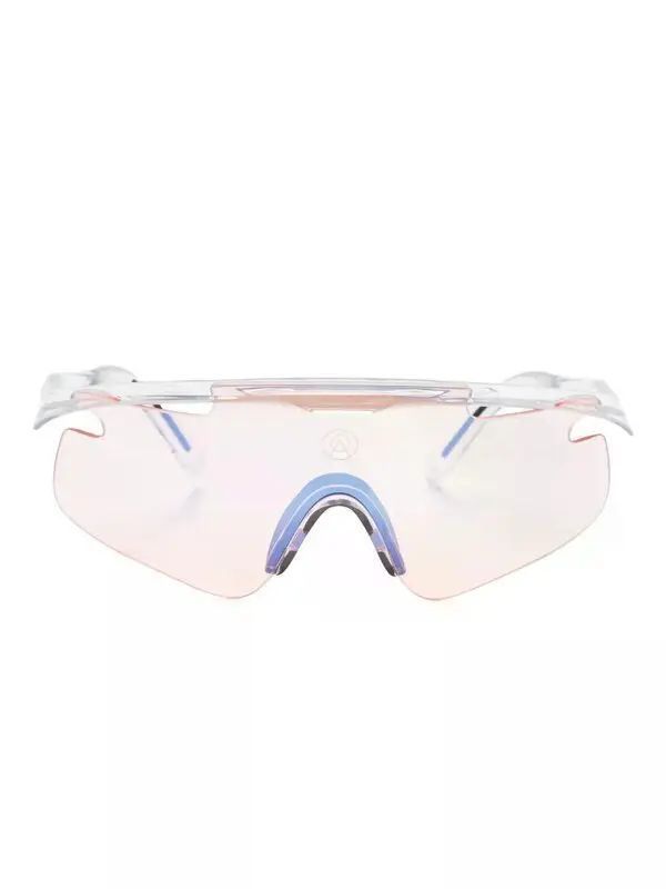 ALBA OPTICS Mantra Shield-frame Sunglasses - White