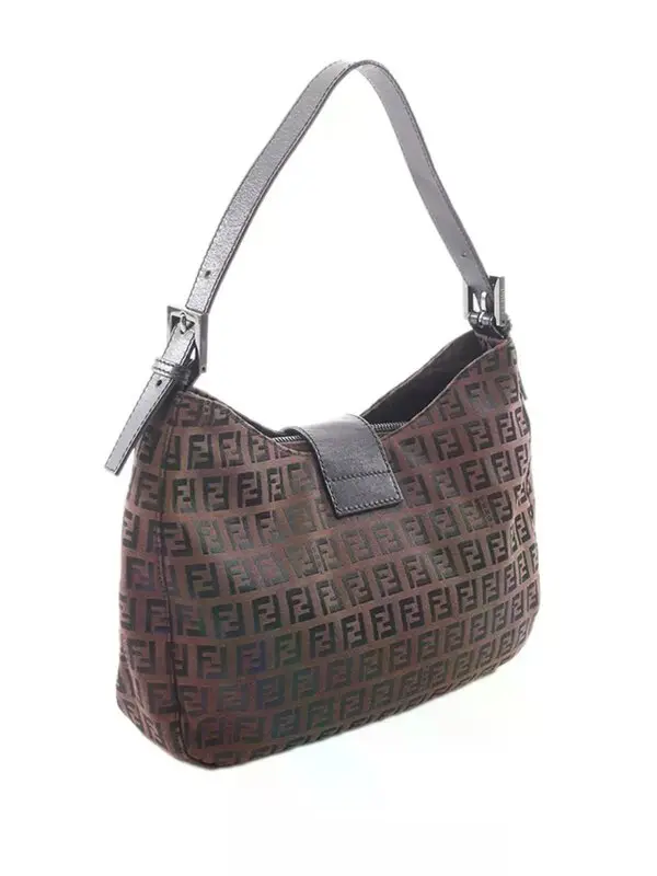 Fendi 1990-2000 Zucchino Canvas Shoulder Bag