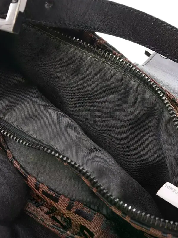 Fendi 1990-2000 Zucchino Canvas Shoulder Bag