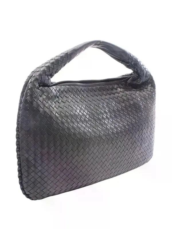 Bottega Veneta Intrecciato Nappa Hobo Bag - Black
