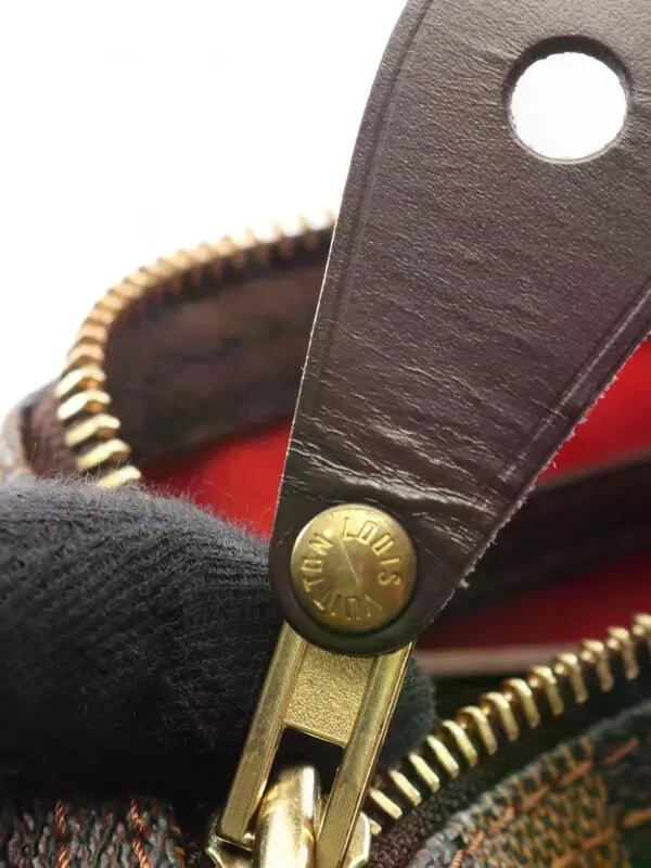 LOUIS VUITTON 2008 Damier Ebene Speedy 30 Boston Bag
