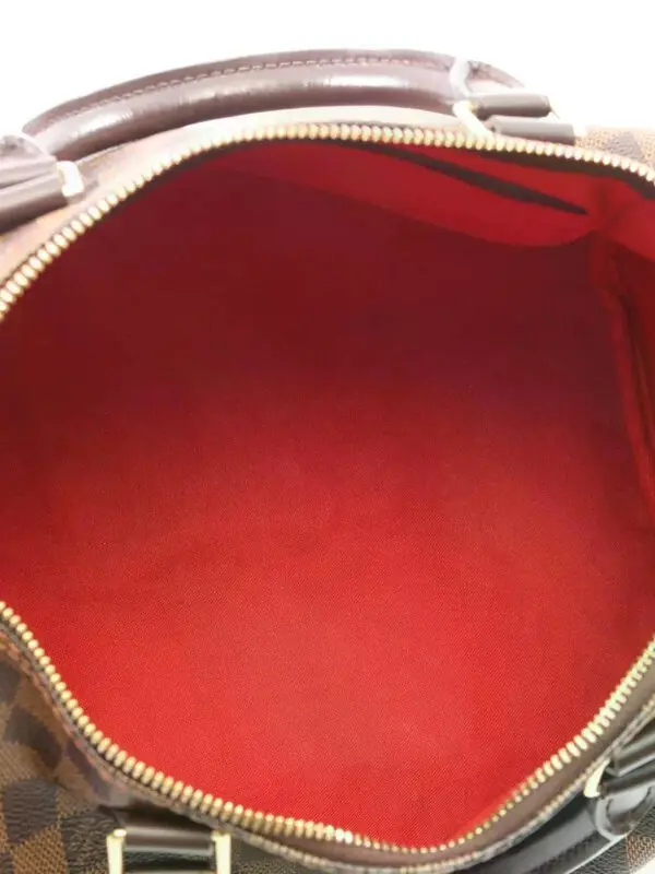 LOUIS VUITTON 2008 Damier Ebene Speedy 30 Boston Bag