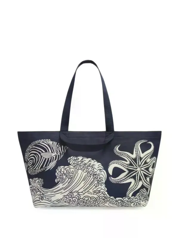 INOUI EDITIONS Poseidon Graphic-print Tote Bag - Blue