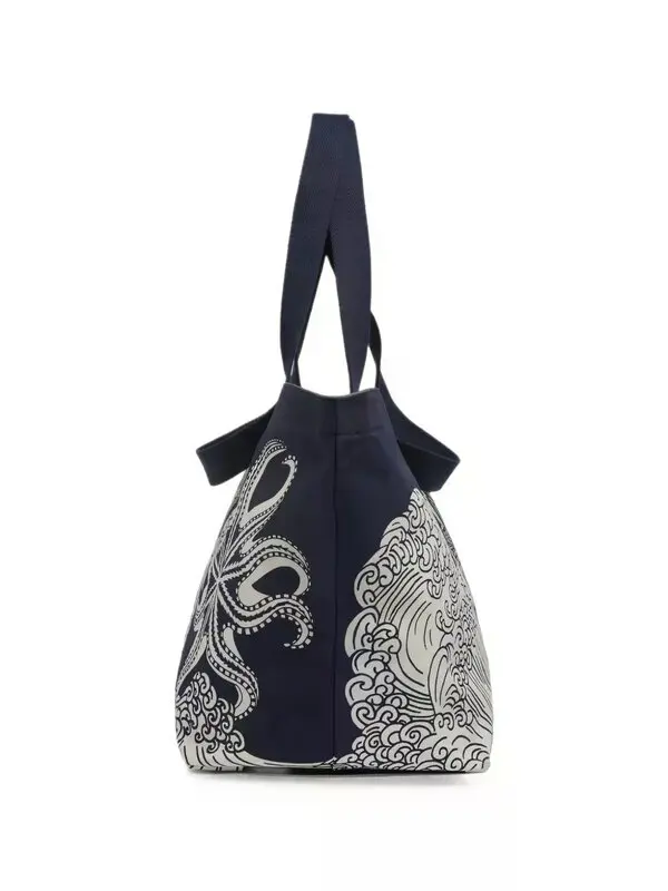 INOUI EDITIONS Poseidon Graphic-print Tote Bag - Blue