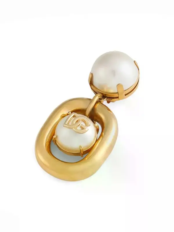 Dolce & Gabbana Dg Logo Clip-on Earrings