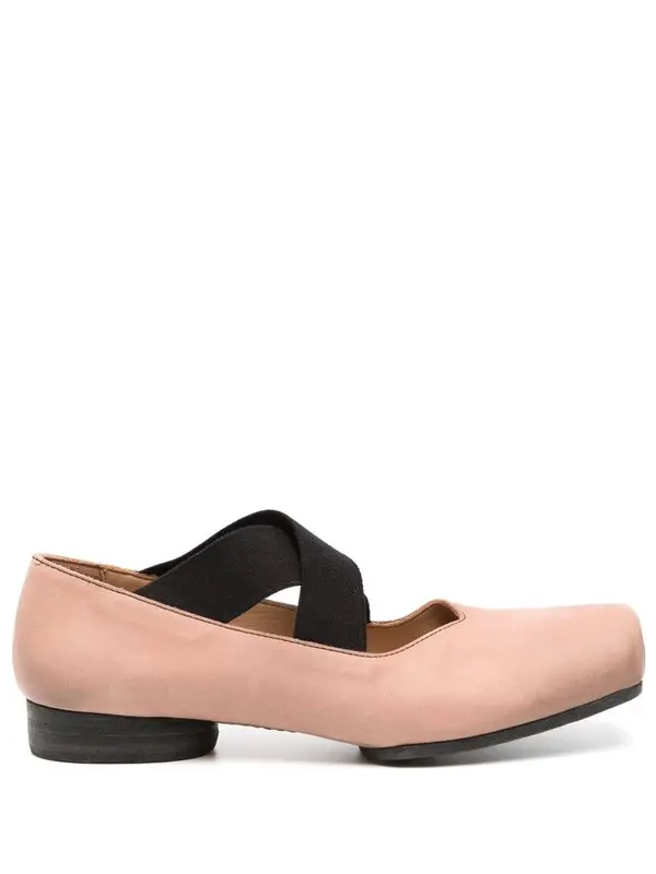 UMA WANG Leather Ballet Flats - Pink