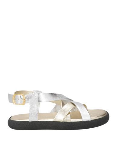 BALDININI Sandals Size Leather - Silver