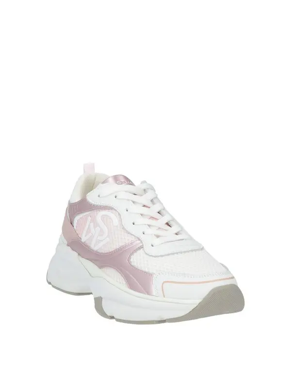 STUART WEITZMAN Sneakers Light Size Leather, Textile Fibers
