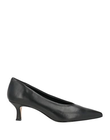 FABRIZIO CHINI Leather Pumps - Black