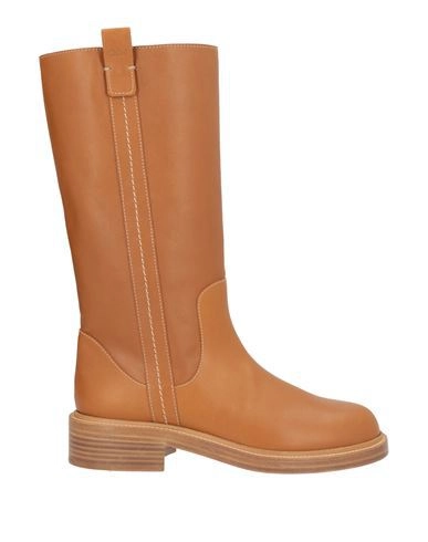 Chloé Boot Tan Size Calfskin - Brown