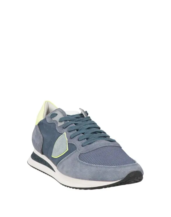 Philippe Model Sneakers Slate Size Leather, Textile Fibers