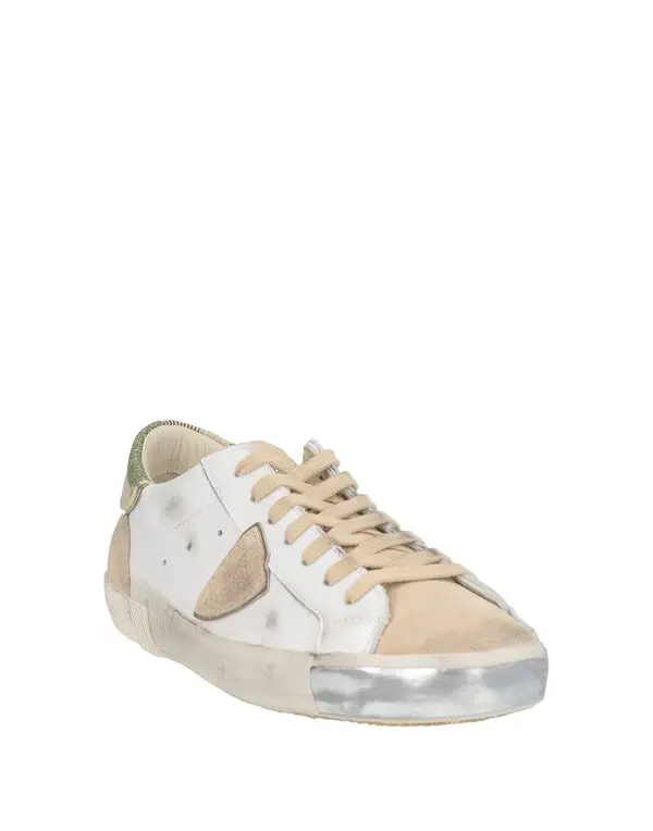 Philippe Model Sneakers Size Leather, Textile Fibers