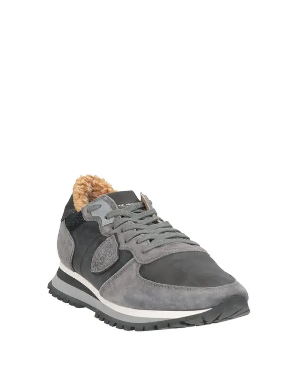 Philippe Model Sneakers Size Leather, Textile Fibers