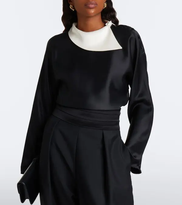 RÓHE Satin Blouse