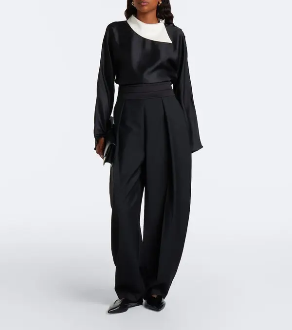 RÓHE Satin Blouse