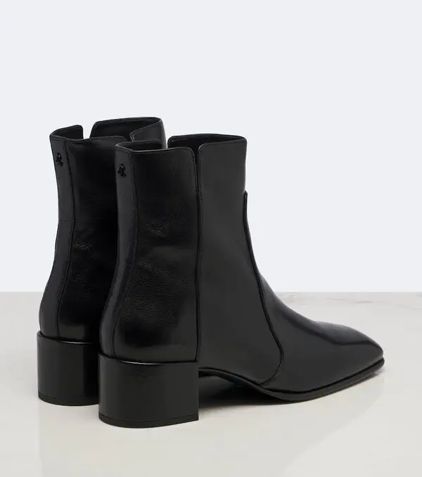 JIMMY CHOO Eliot Leather Ankle Boots