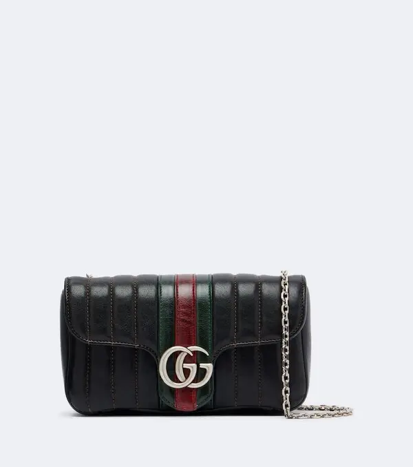 Gucci Gg Marmont Small Shoulder Bag - Black