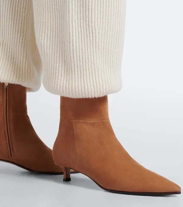 JIMMY CHOO Lory Suede Ankle Boots