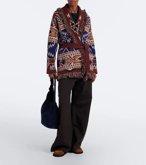 Alanui Amazing Journey Wool-blend Cardigan