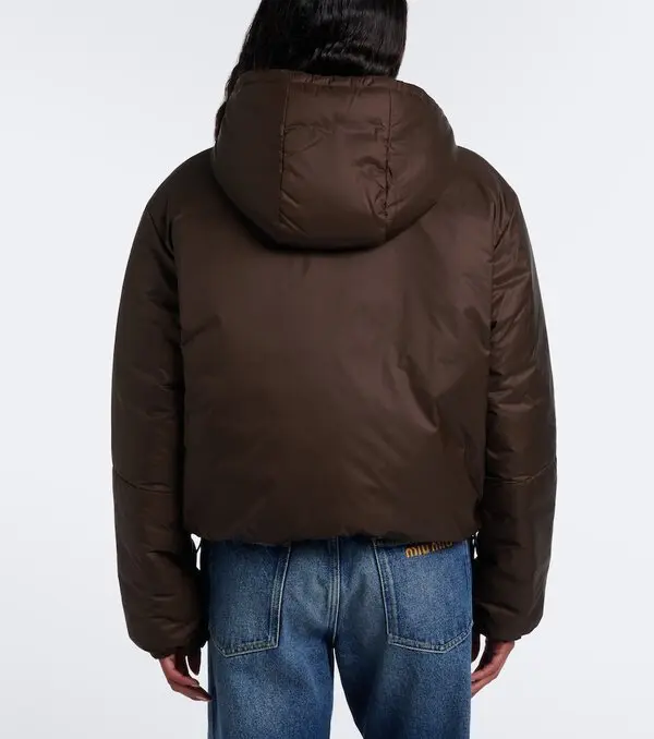 Miu Miu Hooded Puffer Jacket
