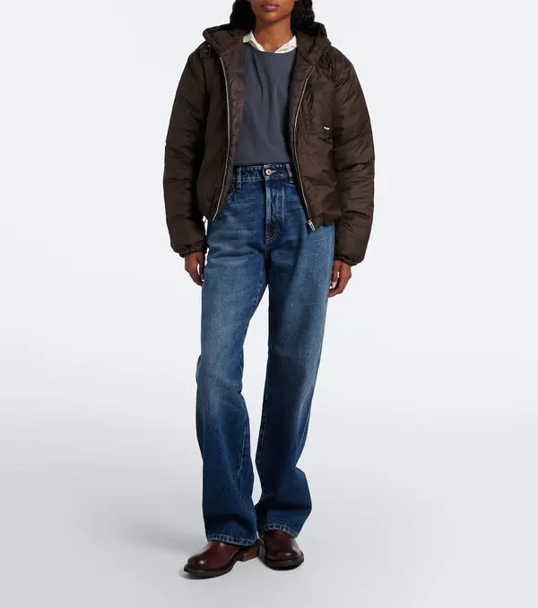 Miu Miu Hooded Puffer Jacket