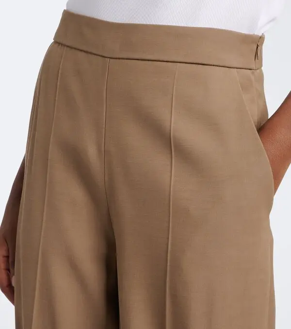 JOSEPH Haxley Cady Twill Wide-leg Pants