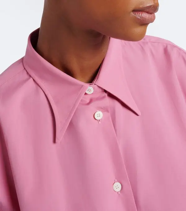 Prada Oversized Cotton Poplin Shirt
