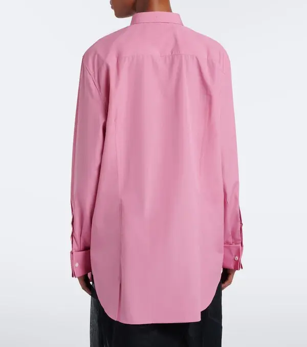 Prada Oversized Cotton Poplin Shirt