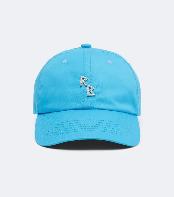 Ruslan Baginskiy Crystal-embellished Logo Baseball Cap - Blue