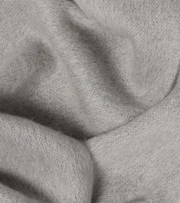 Miu Miu Fringed Mohair And Wool-blend Scarf