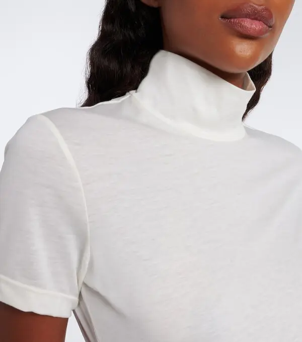 Eleventy Cotton And Wool Turtleneck Top