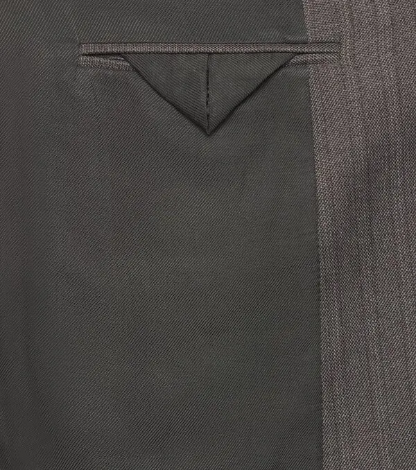 Our Legacy Halt Striped Wool And Cotton Blazer