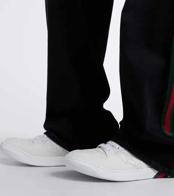 Gucci Screener Gg Leather Sneakers