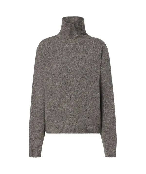RÓHE Wool-blend Turtleneck Sweater - Grey